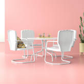 Hashtag Home Kasen 4 - Person Round Outdoor Dining Set & Reviews | Wayfair